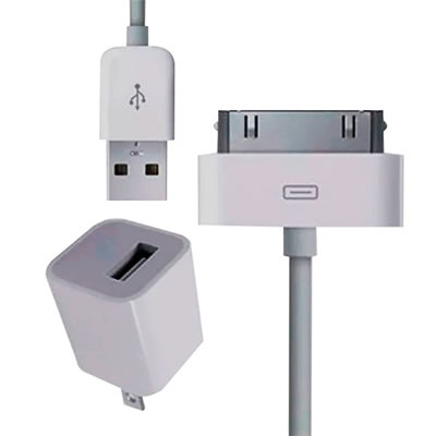 CARGADOR 2 EN 1 IPHONE/IPAD/IPOD - Lulucell